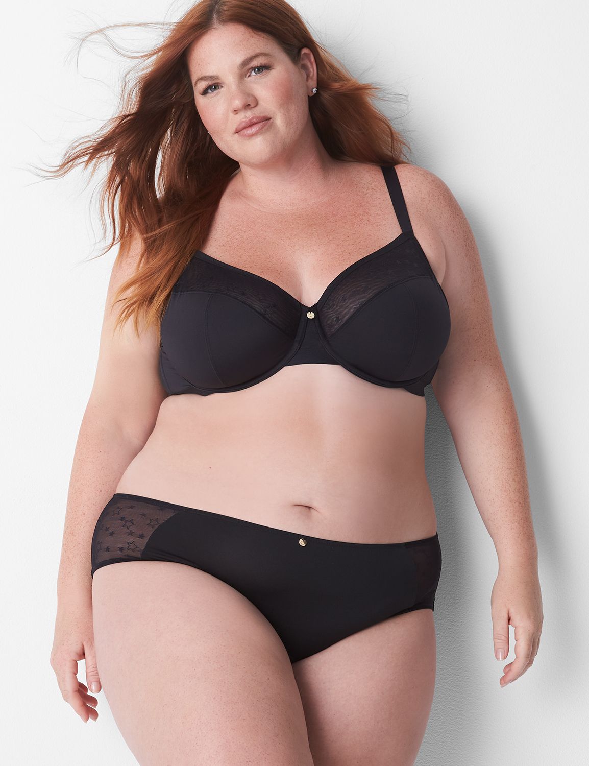 Star Mesh Micro Cheeky 1133368 S | LaneBryant