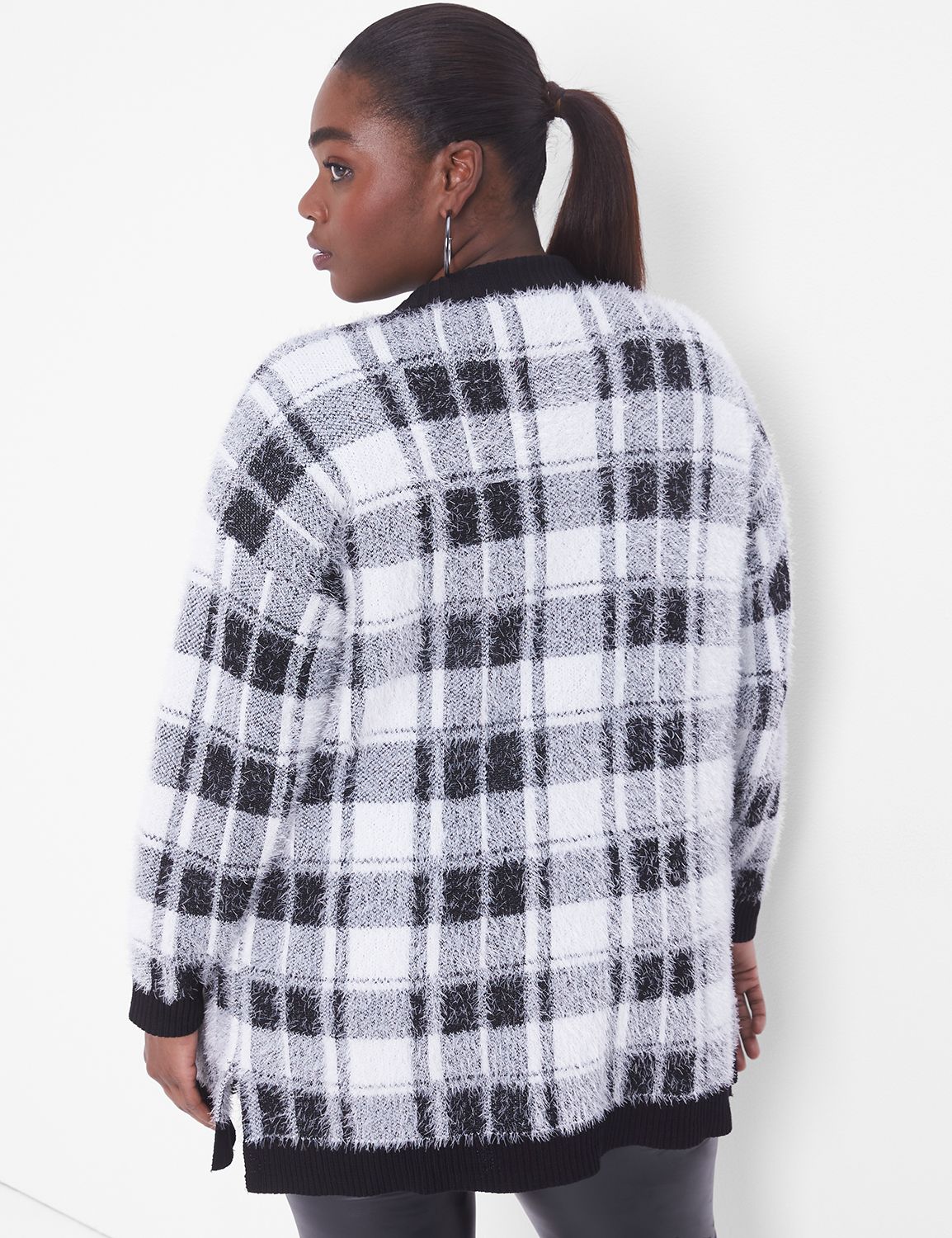 Classic Long Sleeve Open Front Eyel