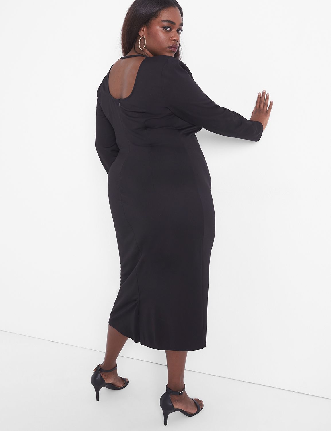 Long sleeve sweet heart neckline bu | LaneBryant