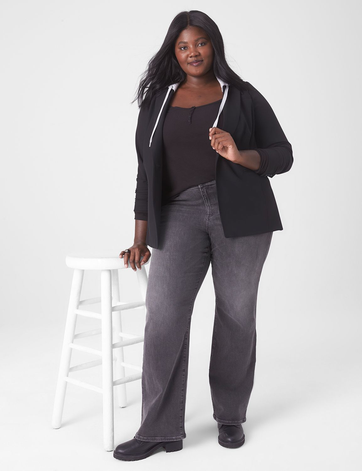 Classic Long Sleeve Scoop Neck Henl | LaneBryant