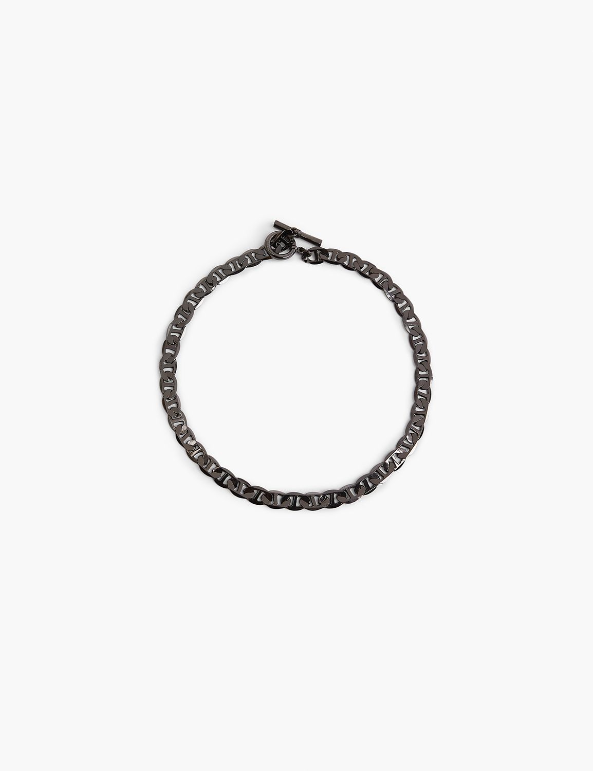 Patterned Detail Single Row Chain N