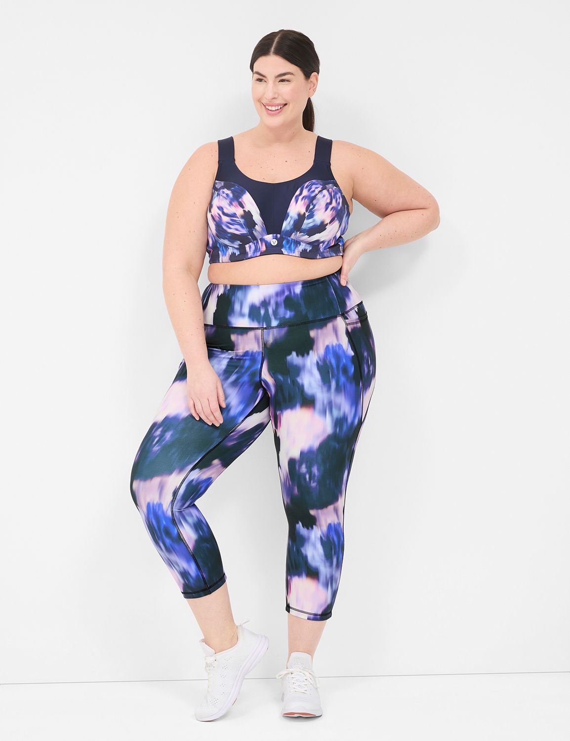 Color block Max Support Sport Bra 1 | LaneBryant