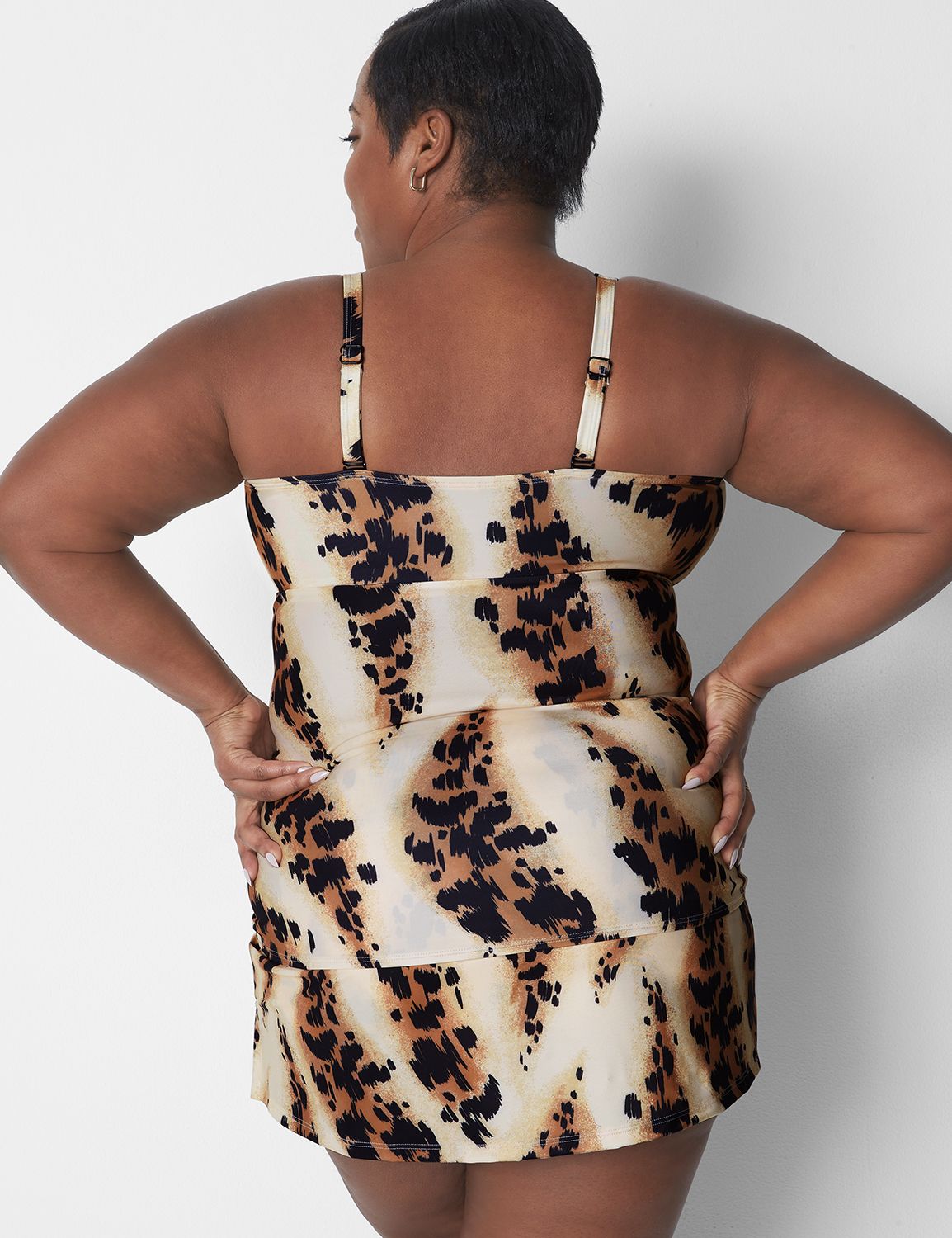 Plus Size | NW One Shoulder Tankini 1133703 | LaneBryant
