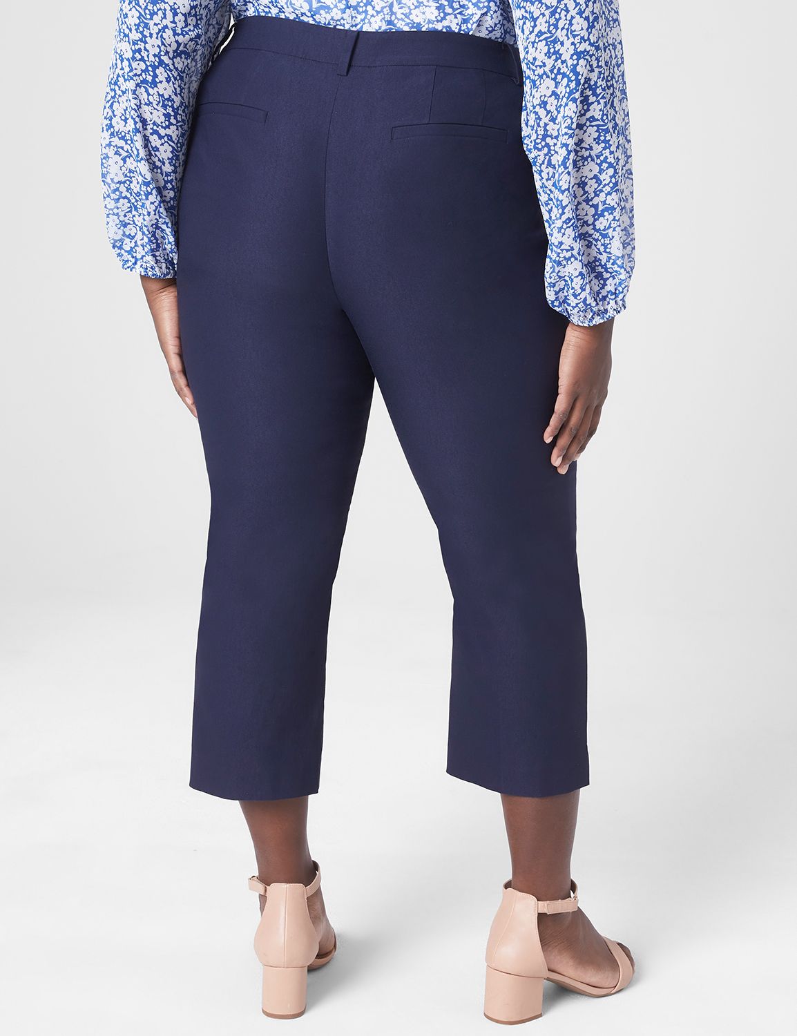 The 4-Season Slim Capri-Solid 11322 | LaneBryant