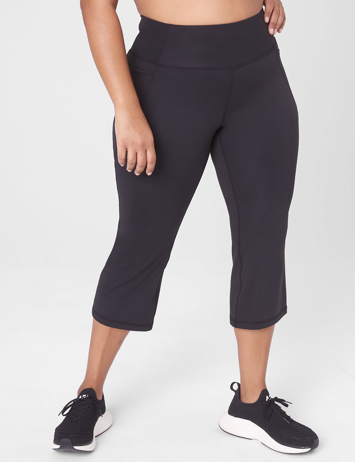 LIVI High-Rise Recycled LIVI Soft Yoga Capri | LaneBryant