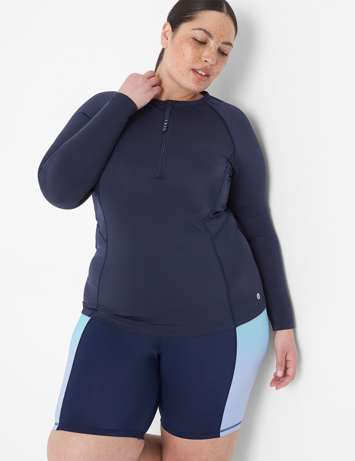 Livi Swim Knee Short S 1132077 | LaneBryant