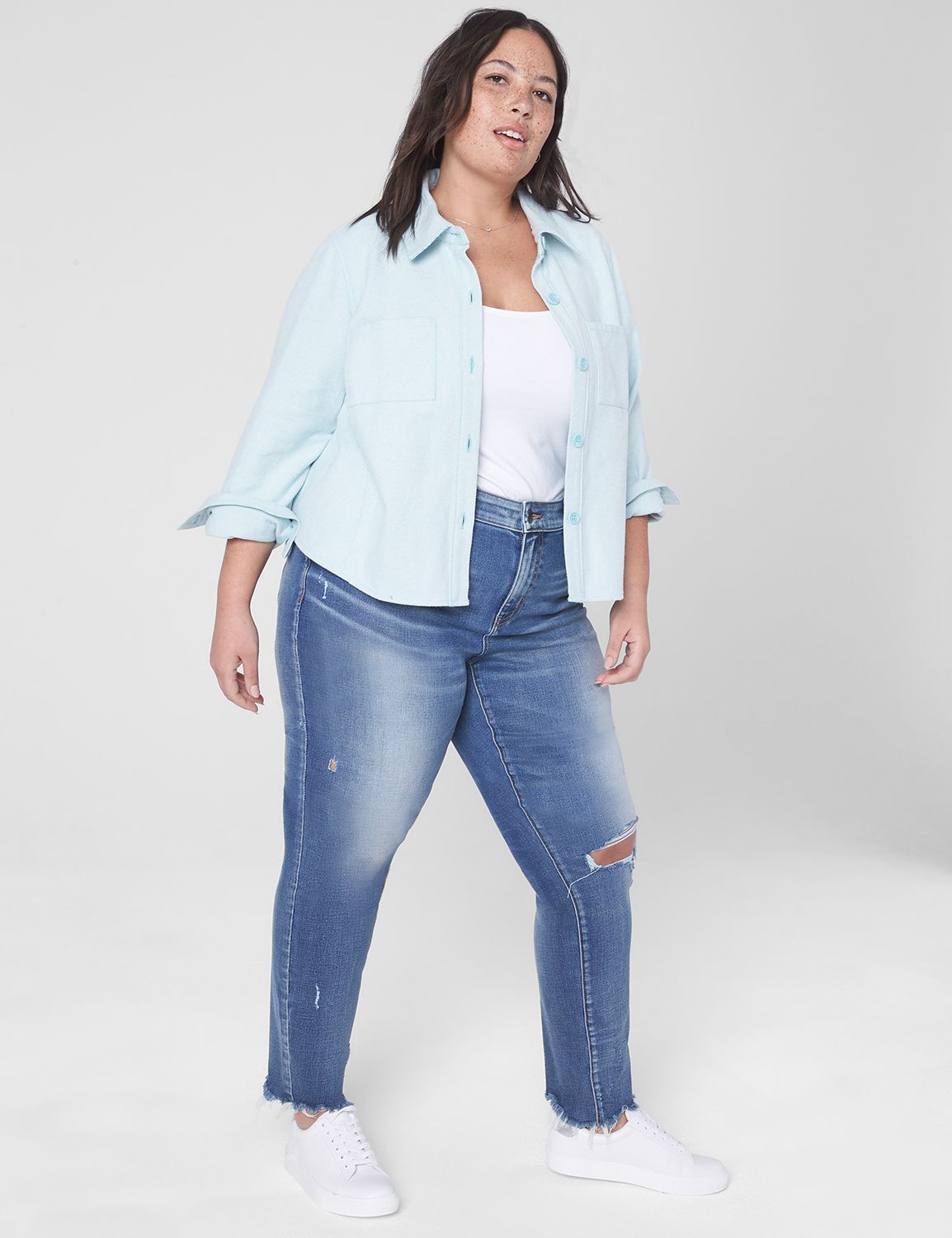 MID RISE SKINNY - BODY ICON FABRIC | LaneBryant