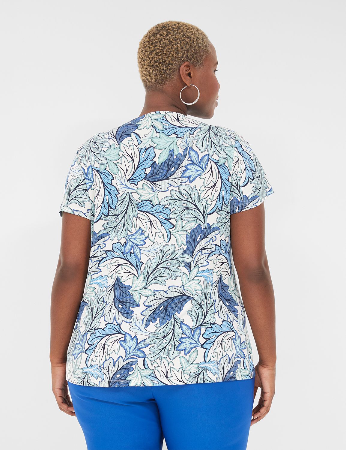 Cap Sleeve Dolman VNeck Matte Jerse | LaneBryant