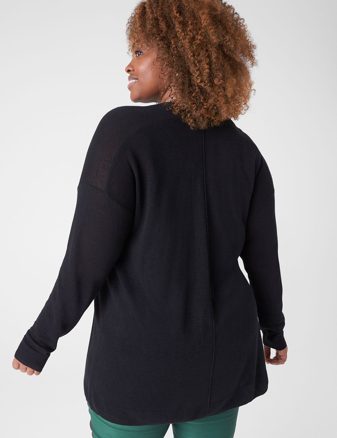 Classic Long Sleeve Open Front Card | LaneBryant