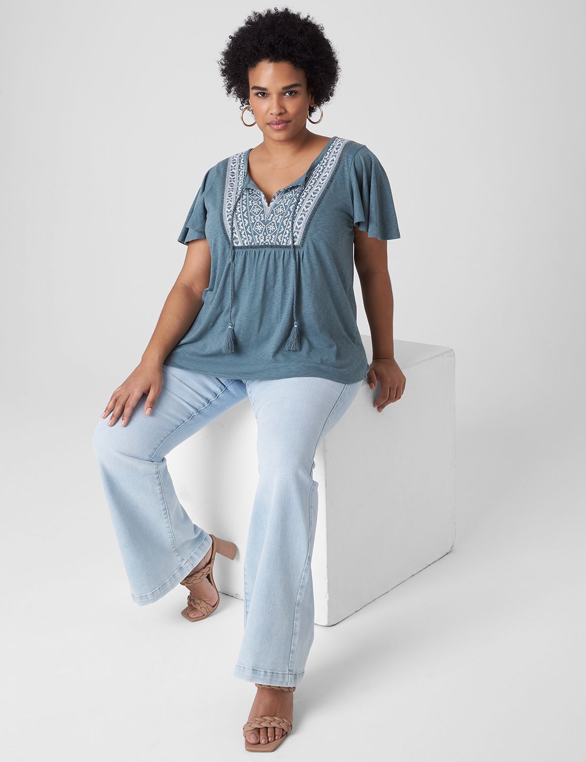 Classic Short Extra Full Flutter Sl | LaneBryant