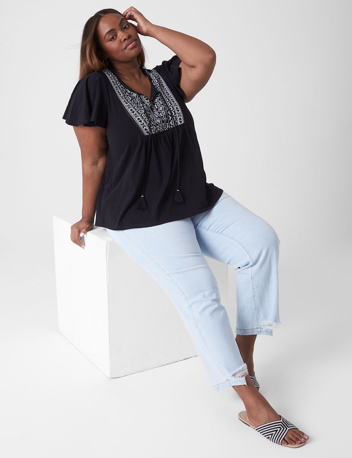 Classic Short Extra Full Flutter Sl | LaneBryant