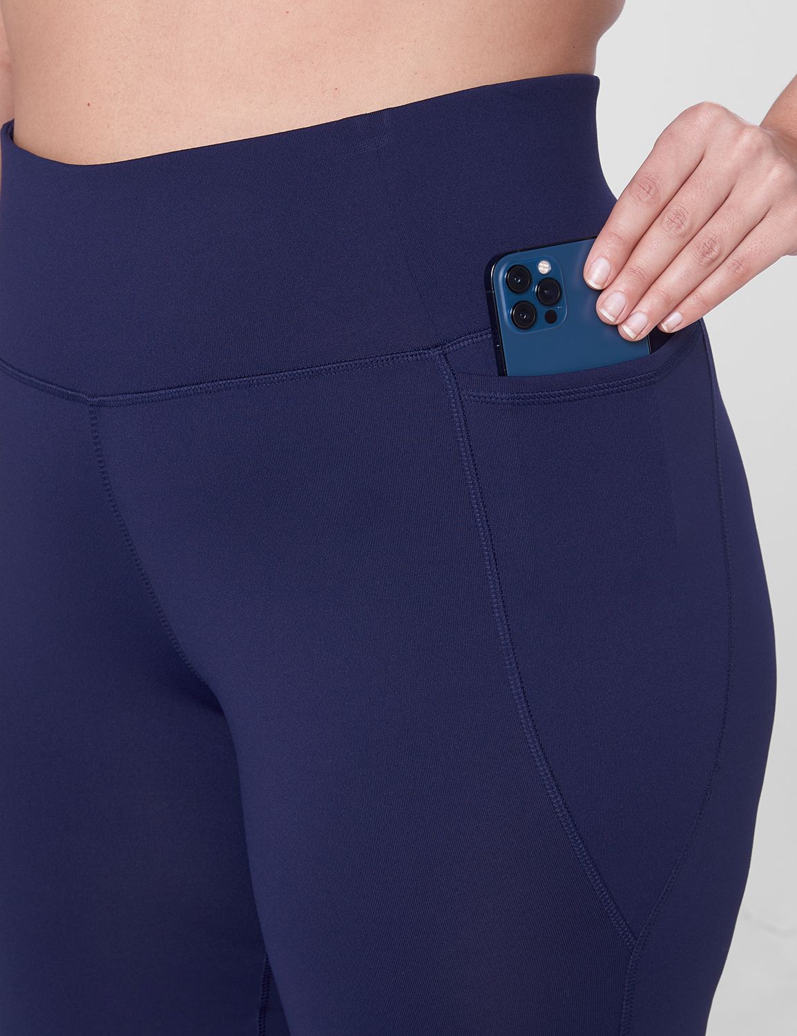 LIVI High Rise Recycled Wicking Cap | LaneBryant