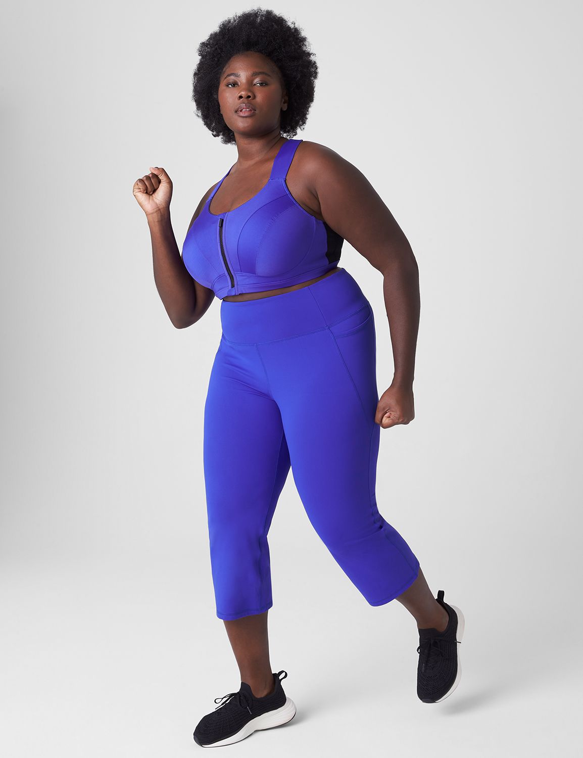 Max Support Comfort Zip Front Sport | LaneBryant