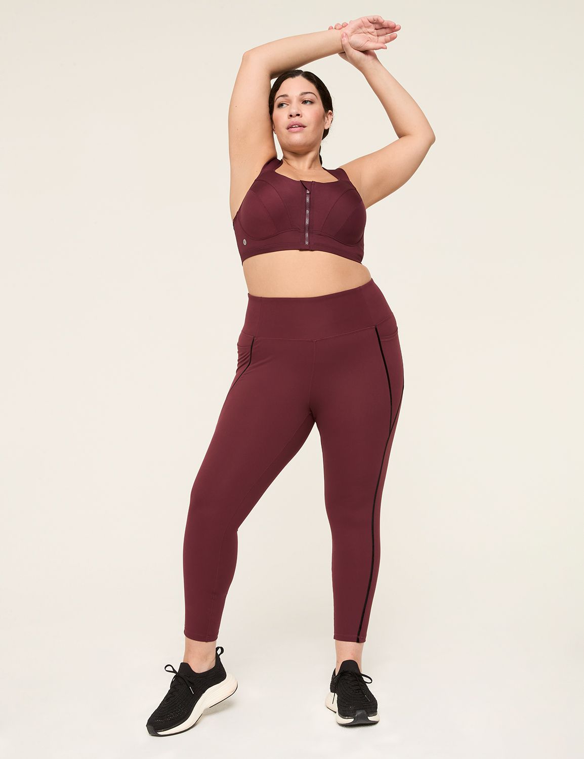 Max Support Comfort Zip Front Sport | LaneBryant