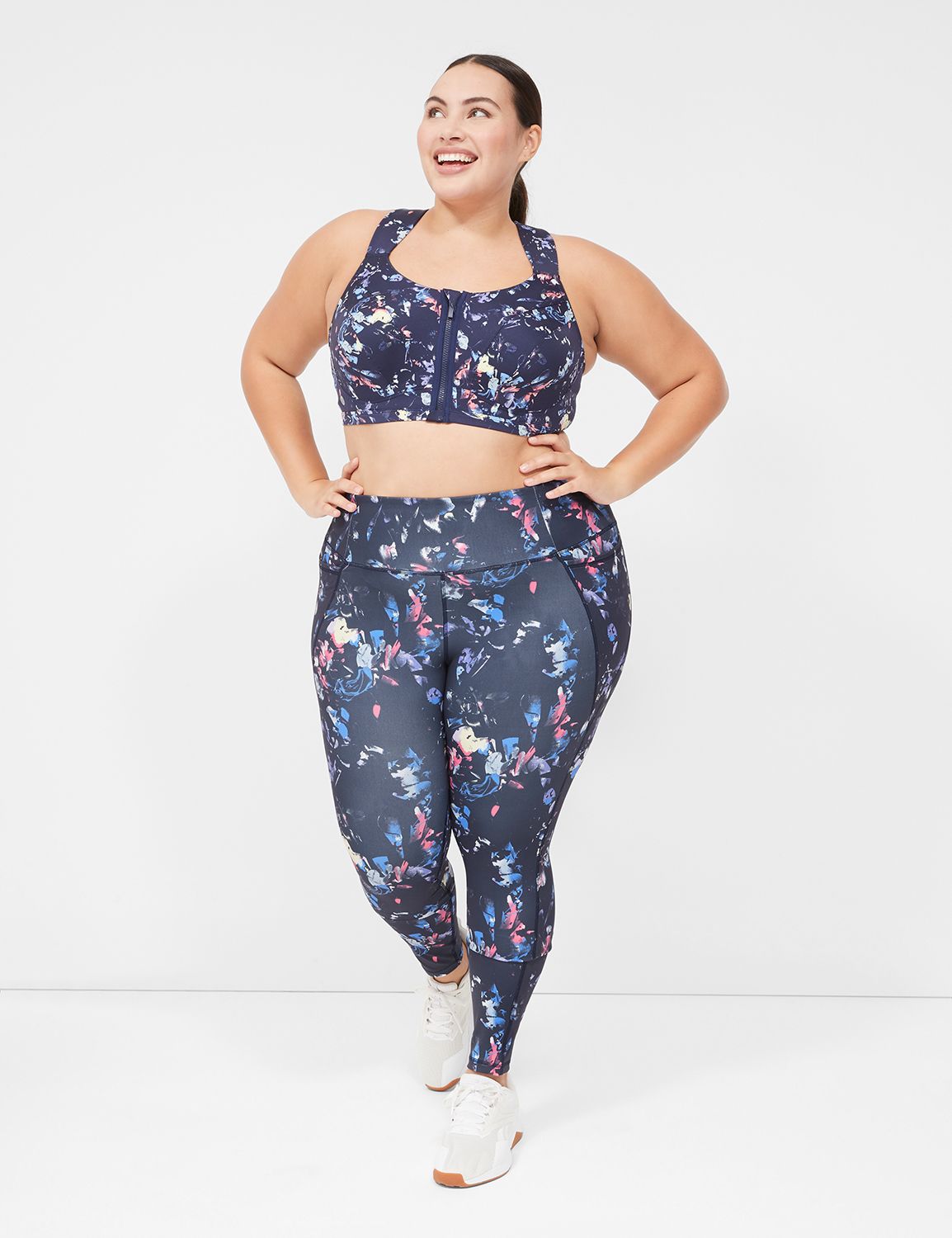 Max Support Comfort Zip Front Sport | LaneBryant