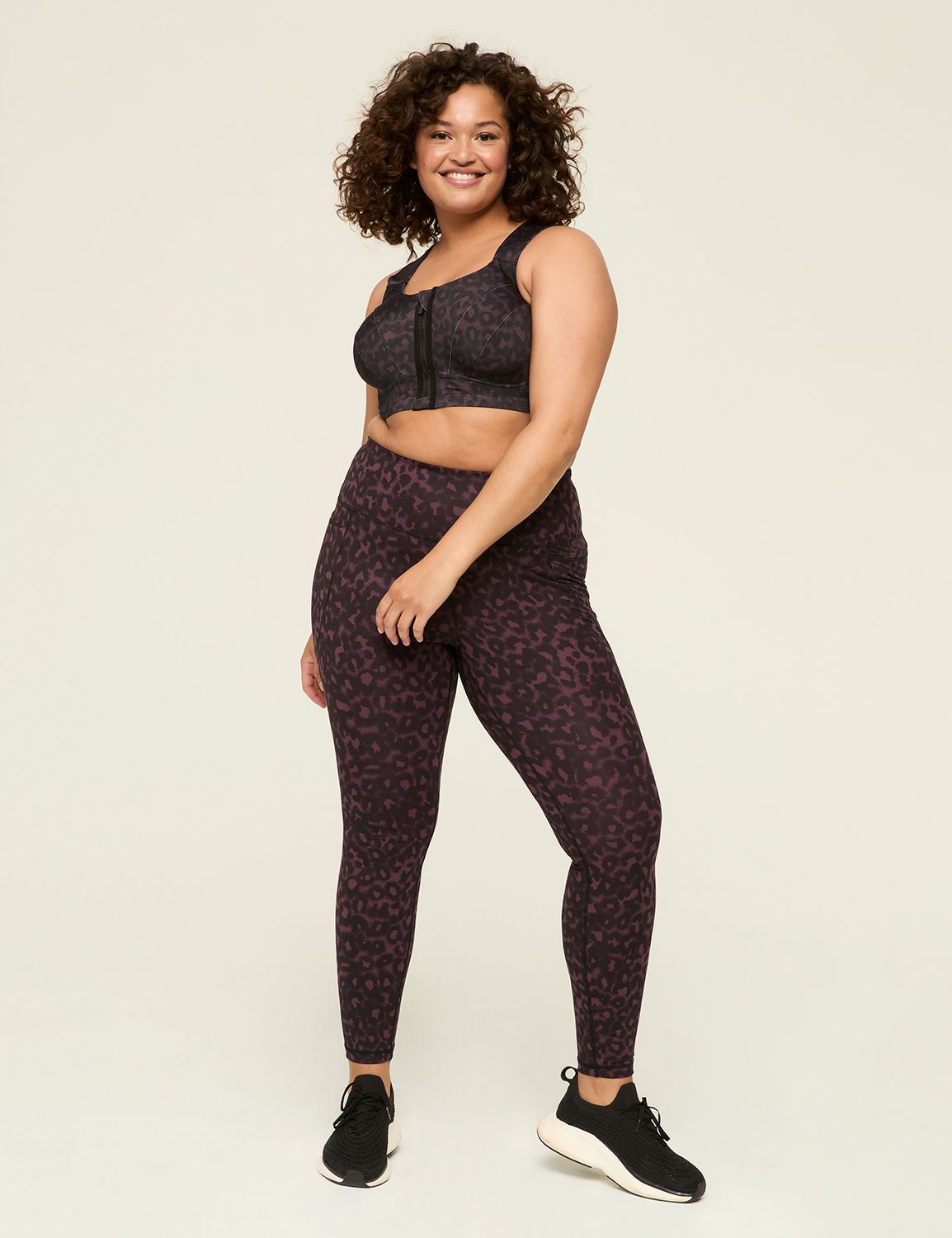Max Support Comfort Zip Front Sport | LaneBryant