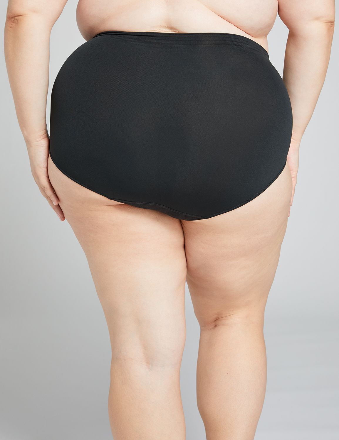 Seamless Brief Shadow Stripe Y-Core | LaneBryant
