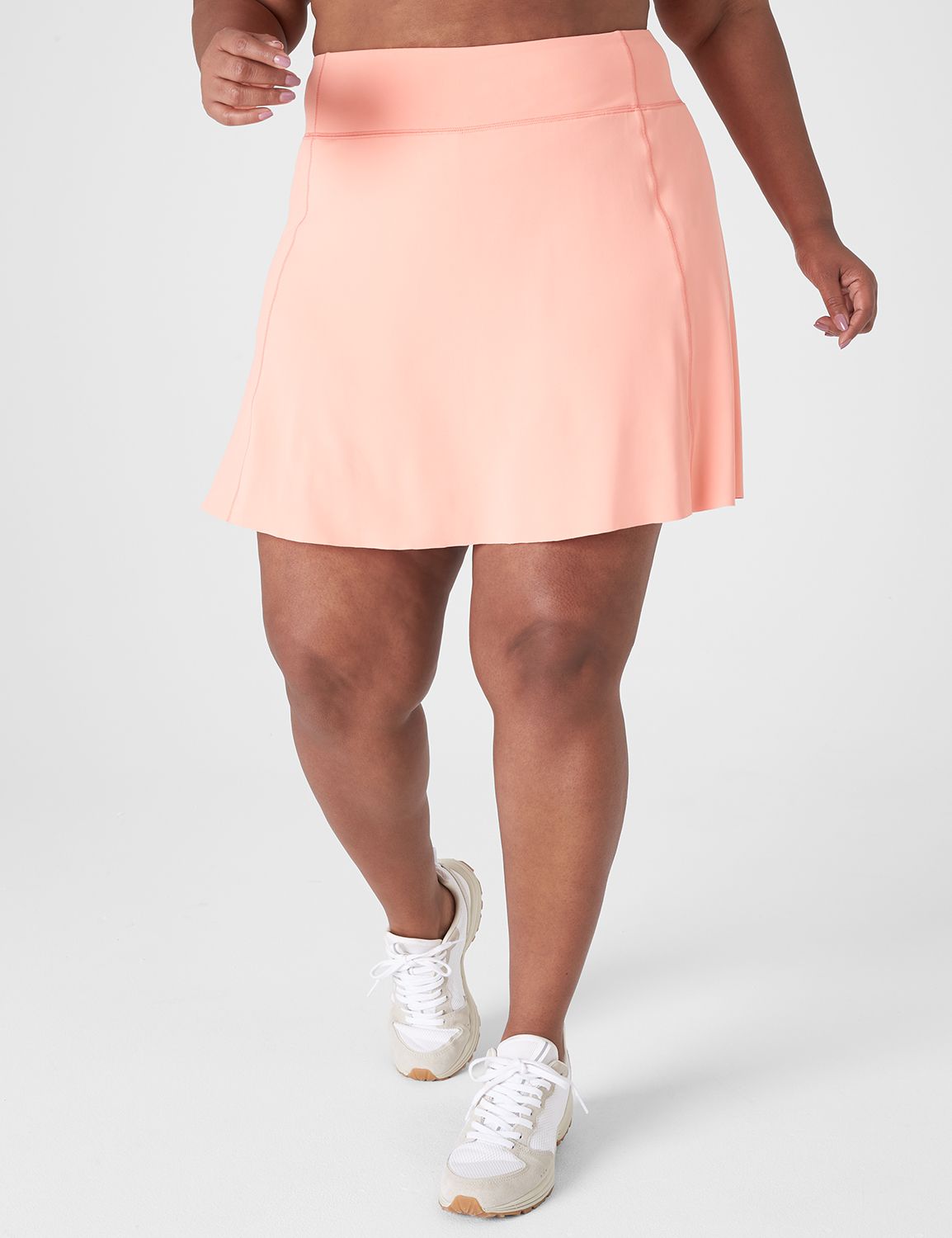 Livi Mid Rise Wicking Short Skort S | LaneBryant