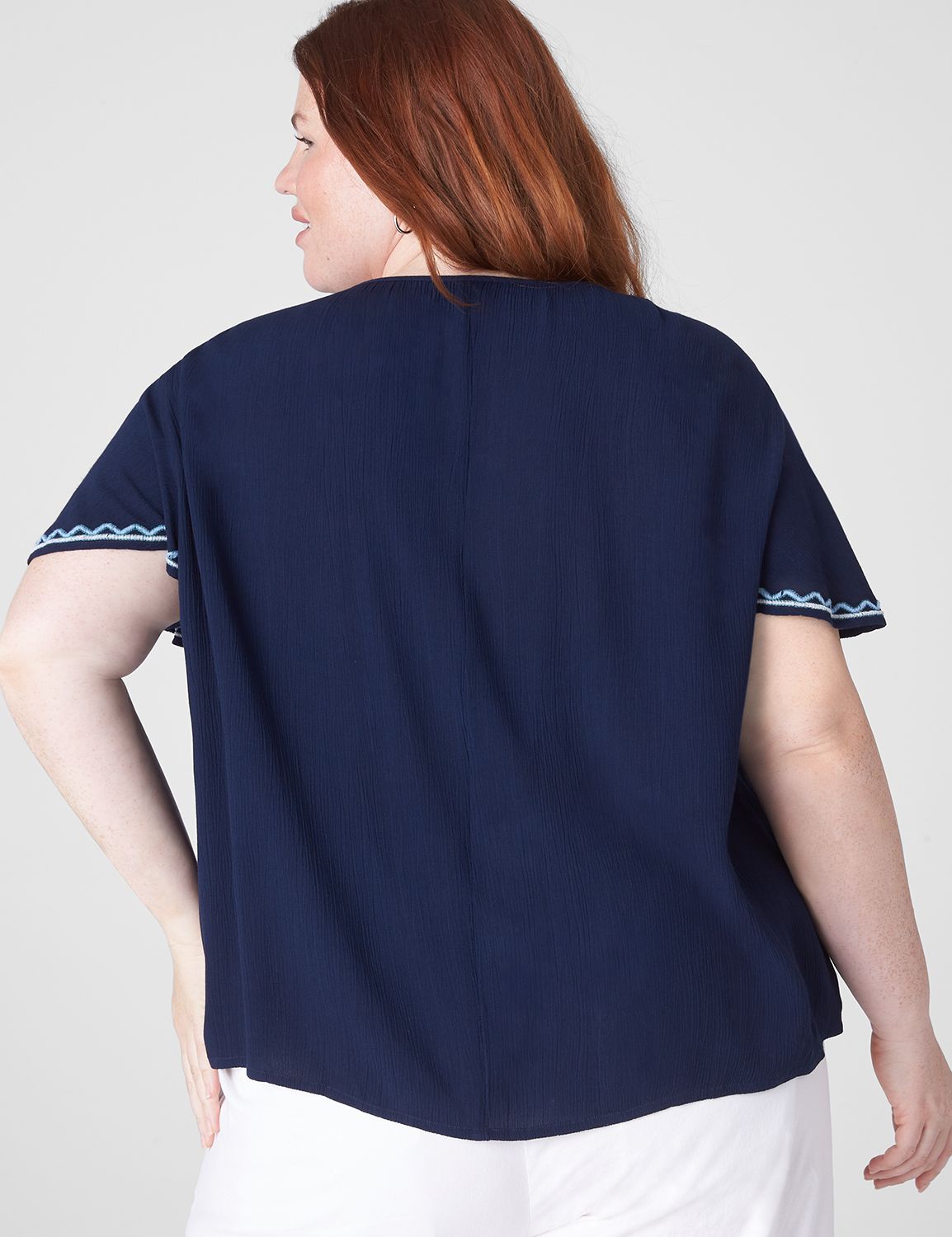 Classic Short Sleeve Split Crew Nec
