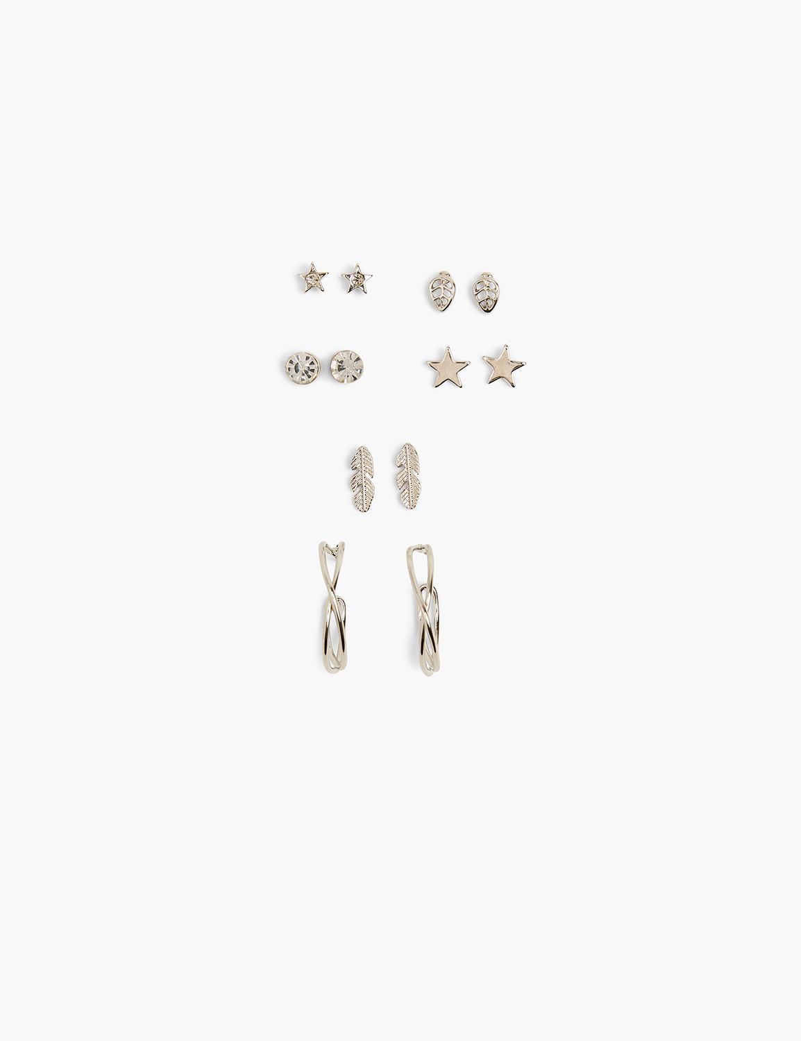 Celestial Stud Earrings 6 Pack | LaneBryant