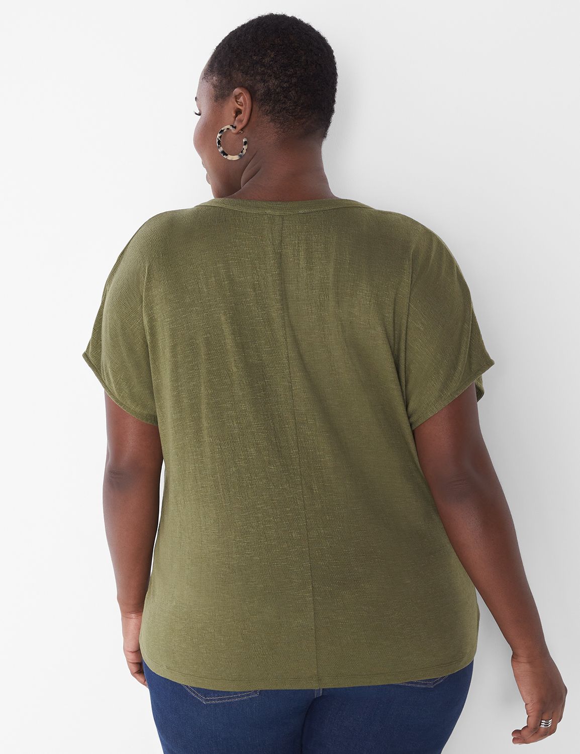 Classic Short Sleeve Notch Neck Tee