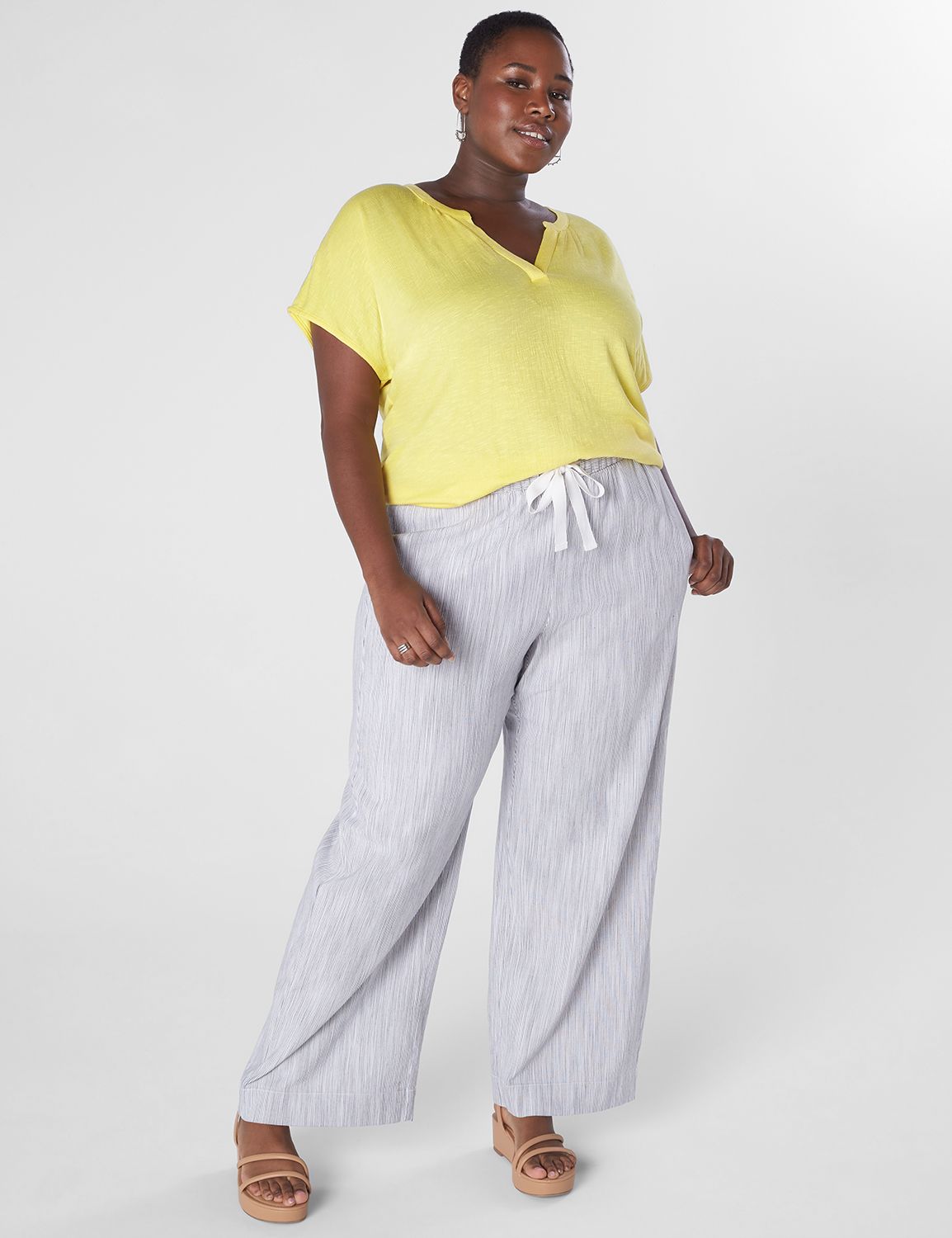 Classic Short Sleeve Notch Neck Tee