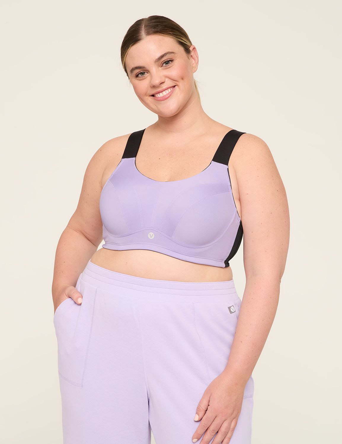 Color block Max Support Sport Bra 1 | LaneBryant