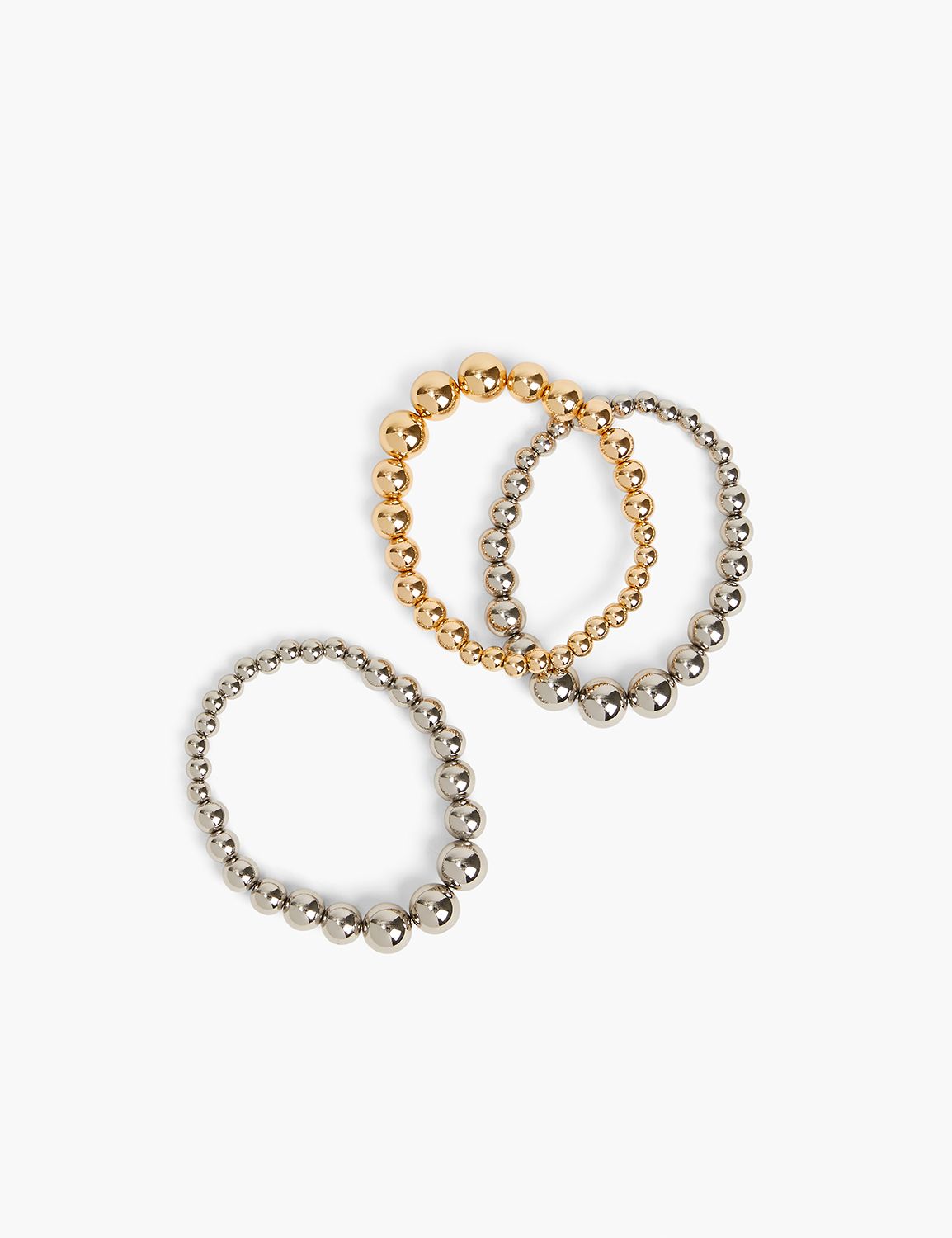 Mixed Metal Stackable Stretch Brace | LaneBryant