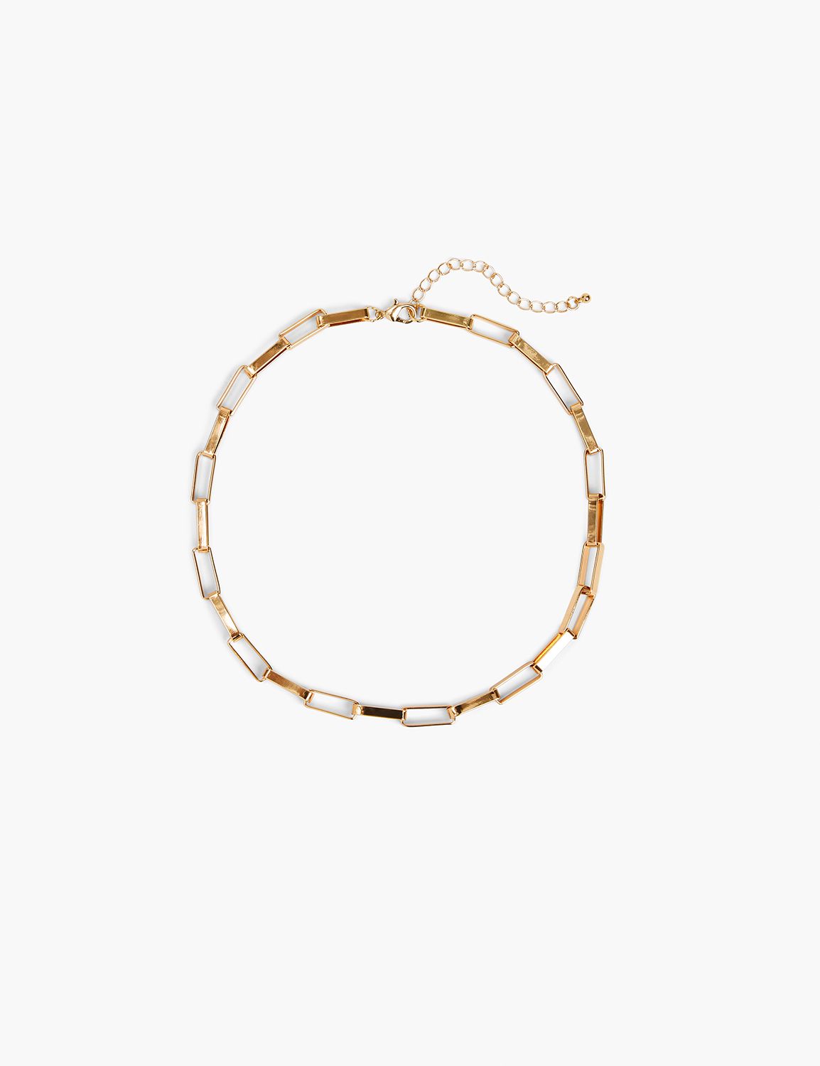Chain Link Single Row Necklace | LaneBryant