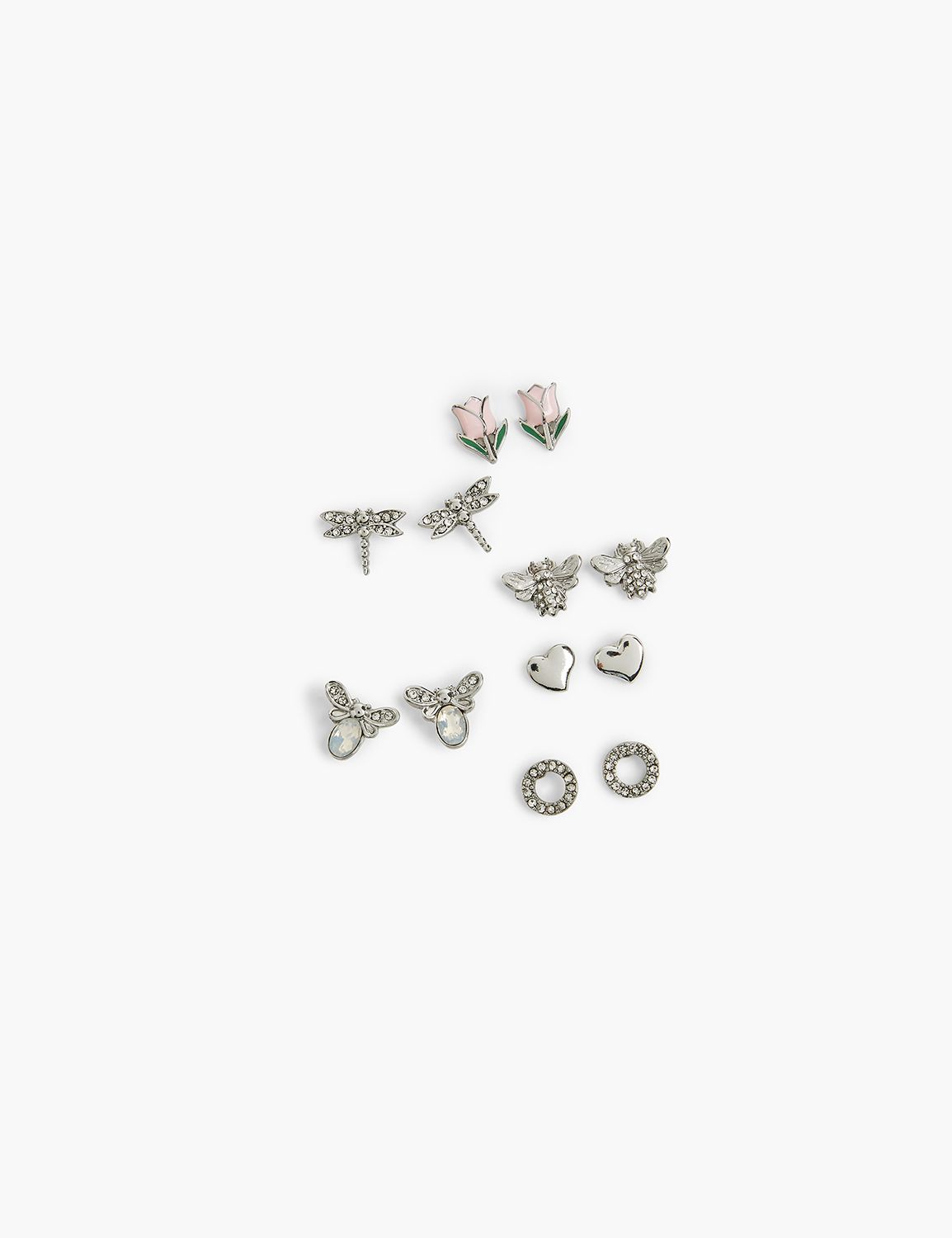 Spring Stud Earrings 6 Pack | LaneBryant