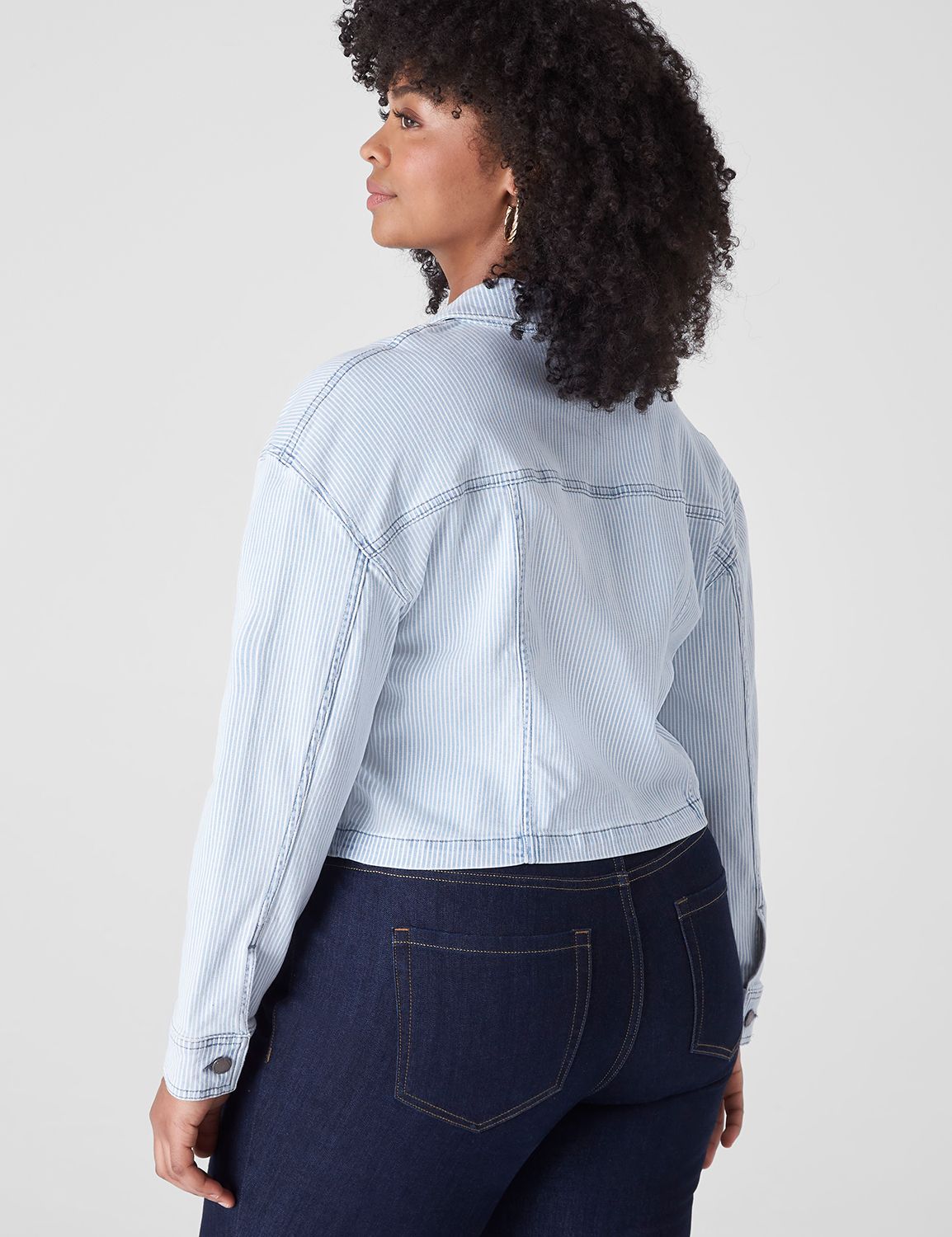 Denim Crop Jacket | LaneBryant