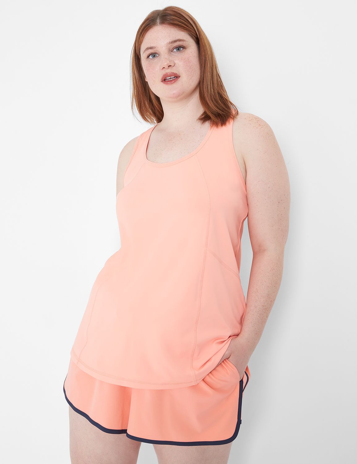 Sleeveless Scoop Neckline Wicking R | LaneBryant