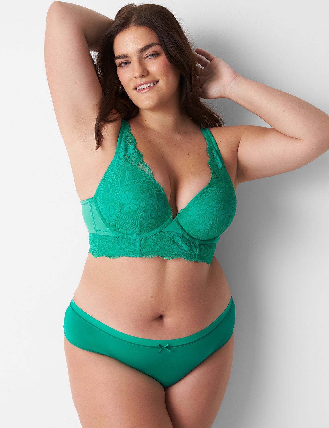 No Show Hipster Tropical Lace Back | LaneBryant