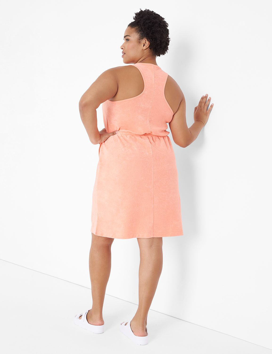 LIVI Racerback Towel Terry Dress | LaneBryant