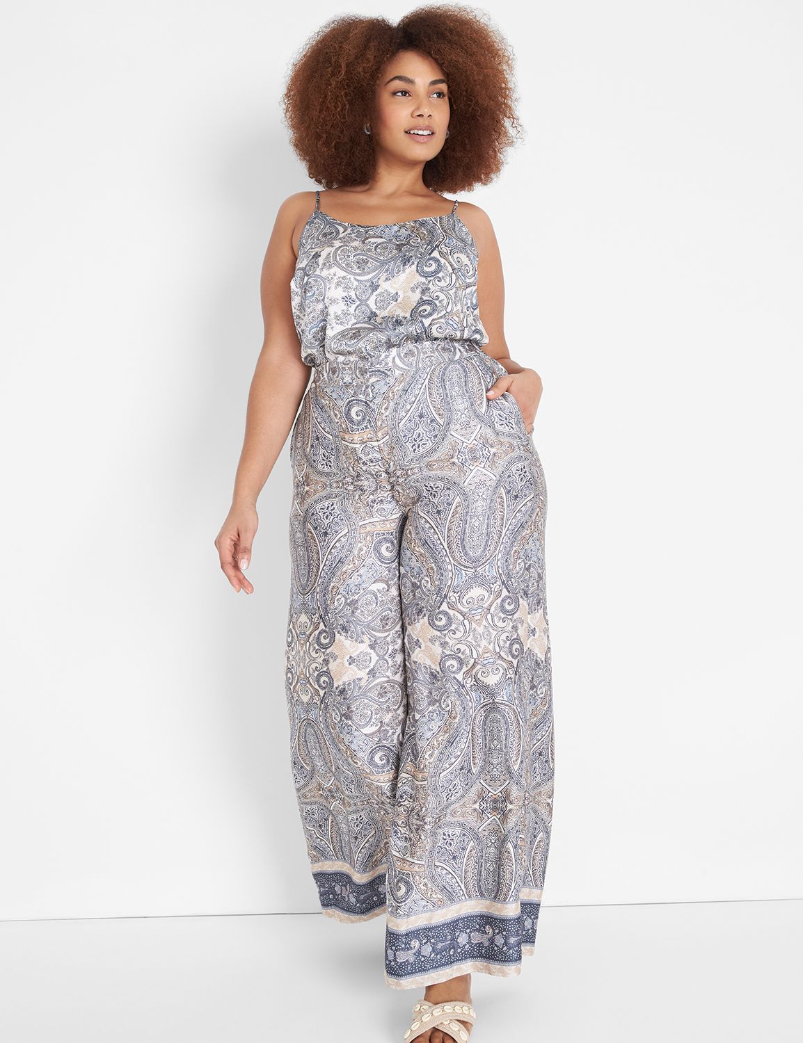 THE BORDER PRINT WIDELEG 1136427 | LaneBryant