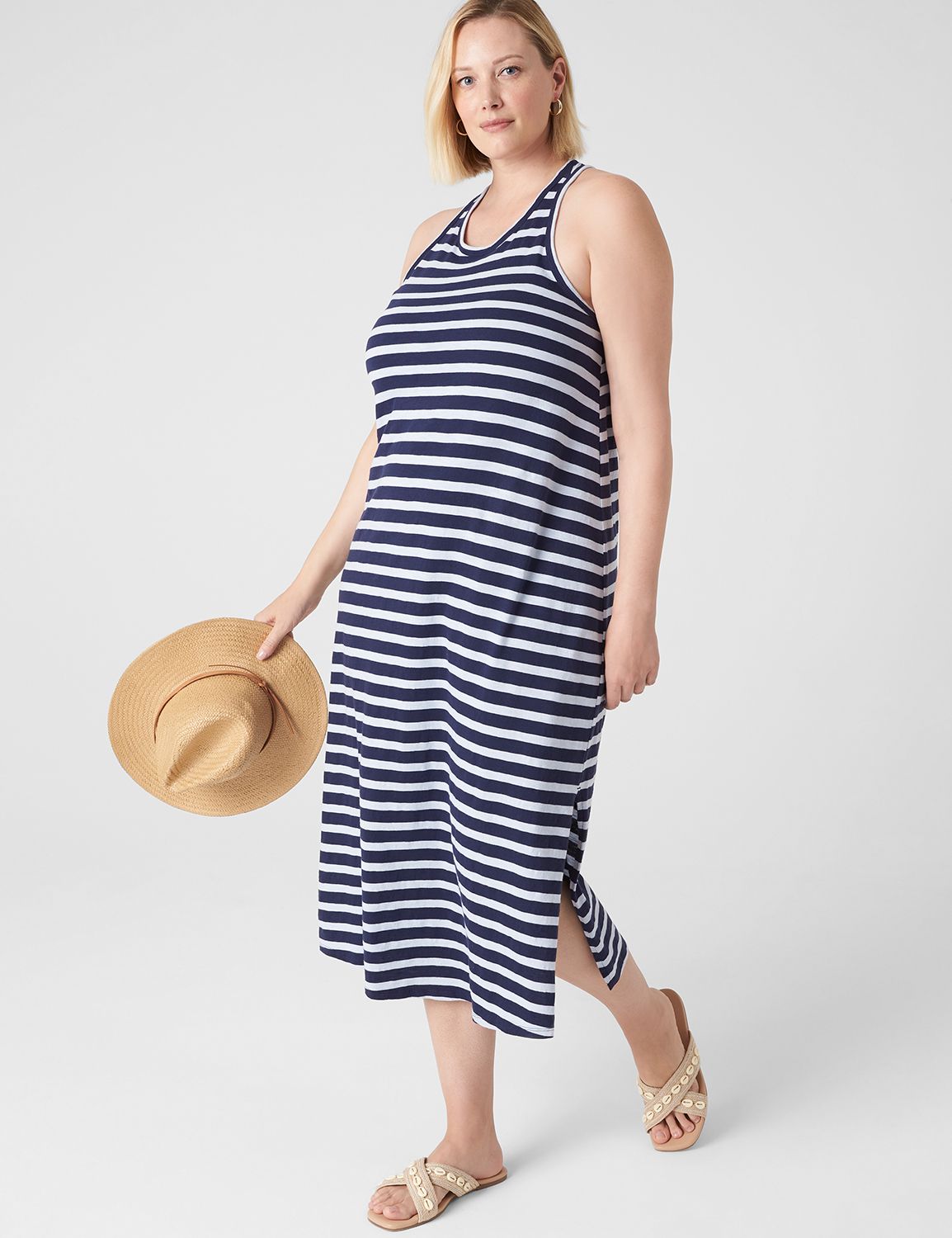 Tank Racerback Printed Maxi 1134870 | LaneBryant