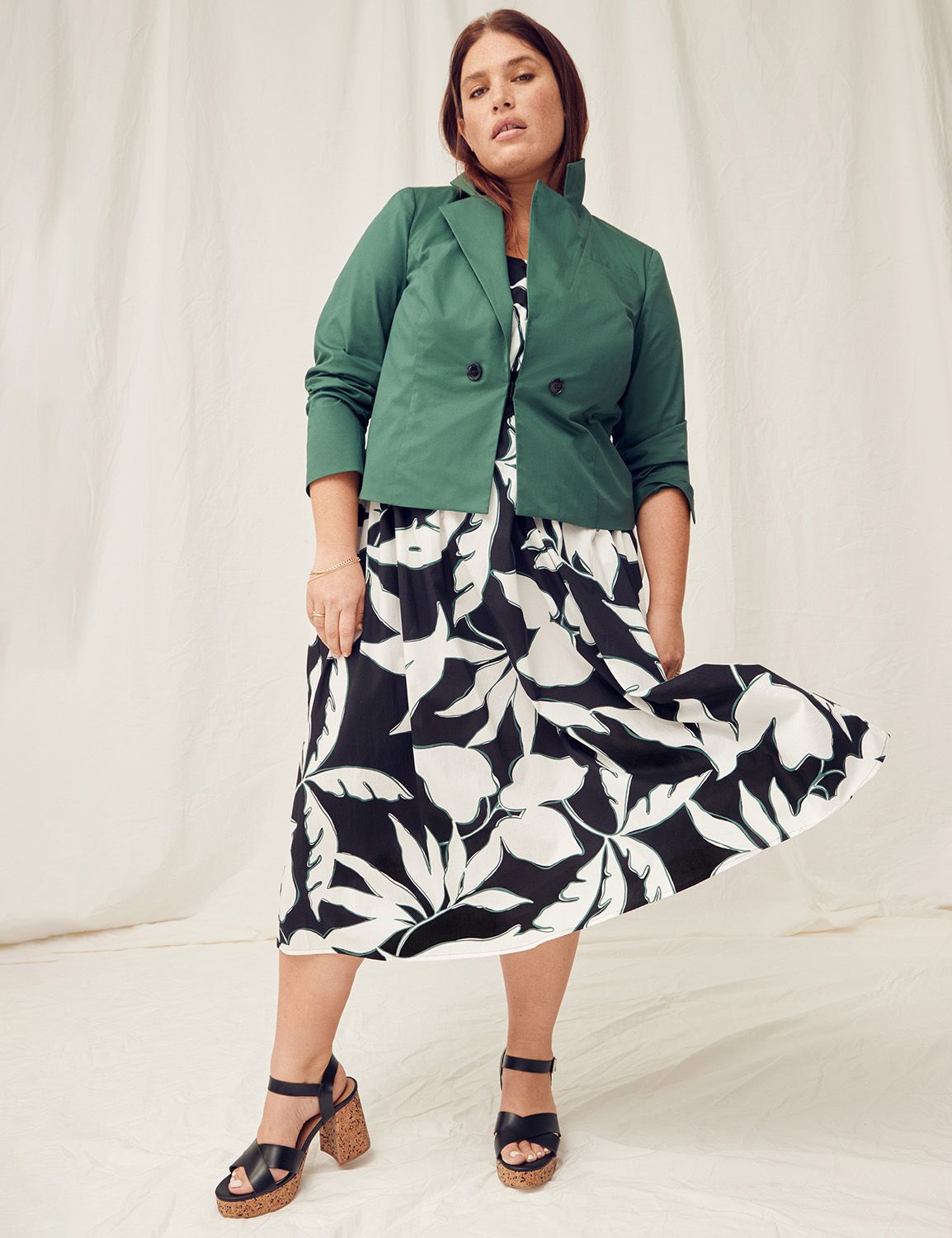 Cropped Blazer Lanebryant