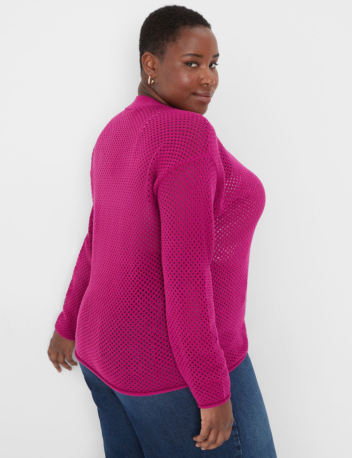 Classic Long Sleeve Button Front Op | LaneBryant