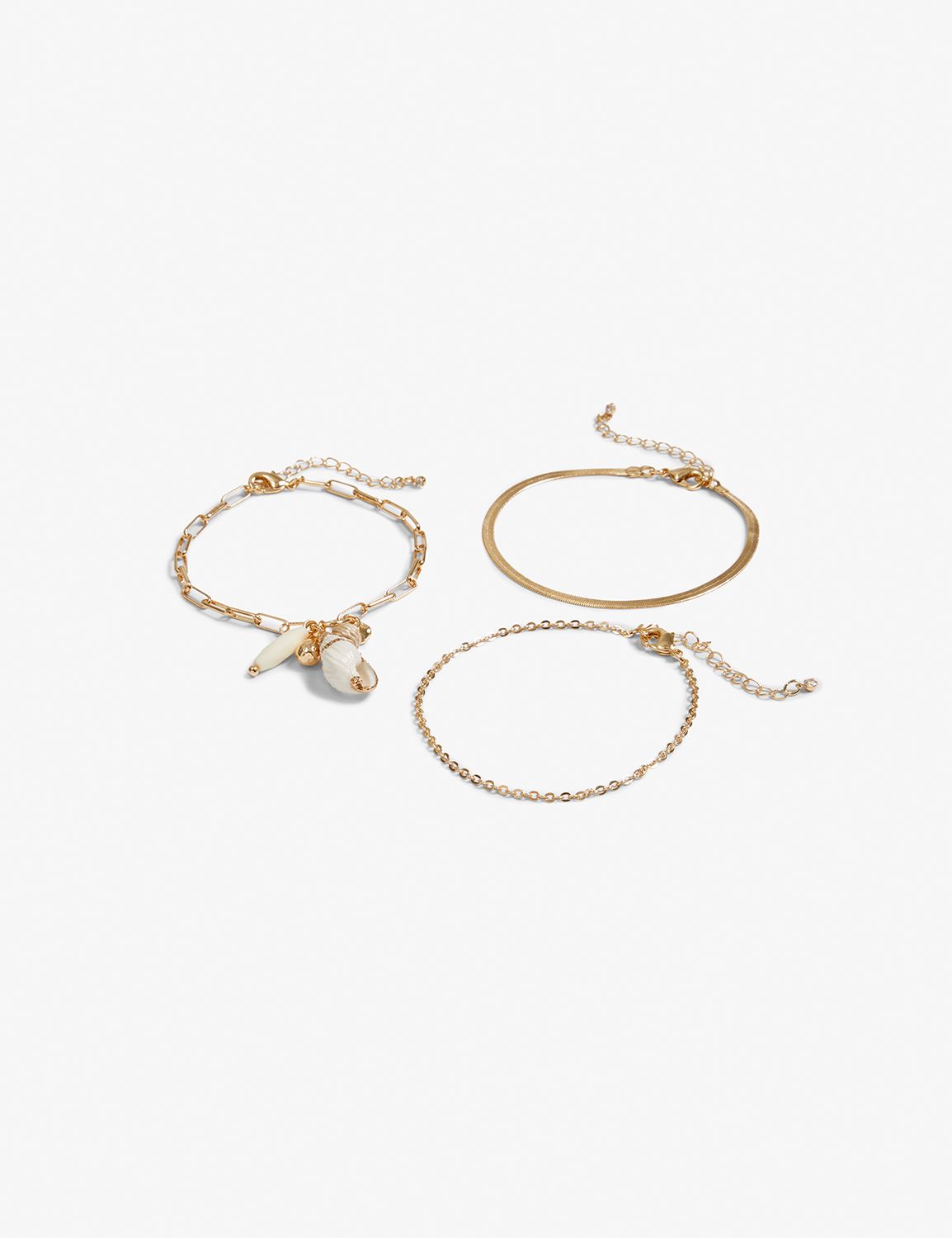 Shell Bracelets 3 Pack | LaneBryant