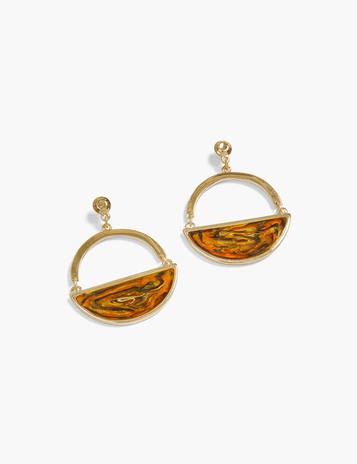 Half Moon Drop Earrings | LaneBryant