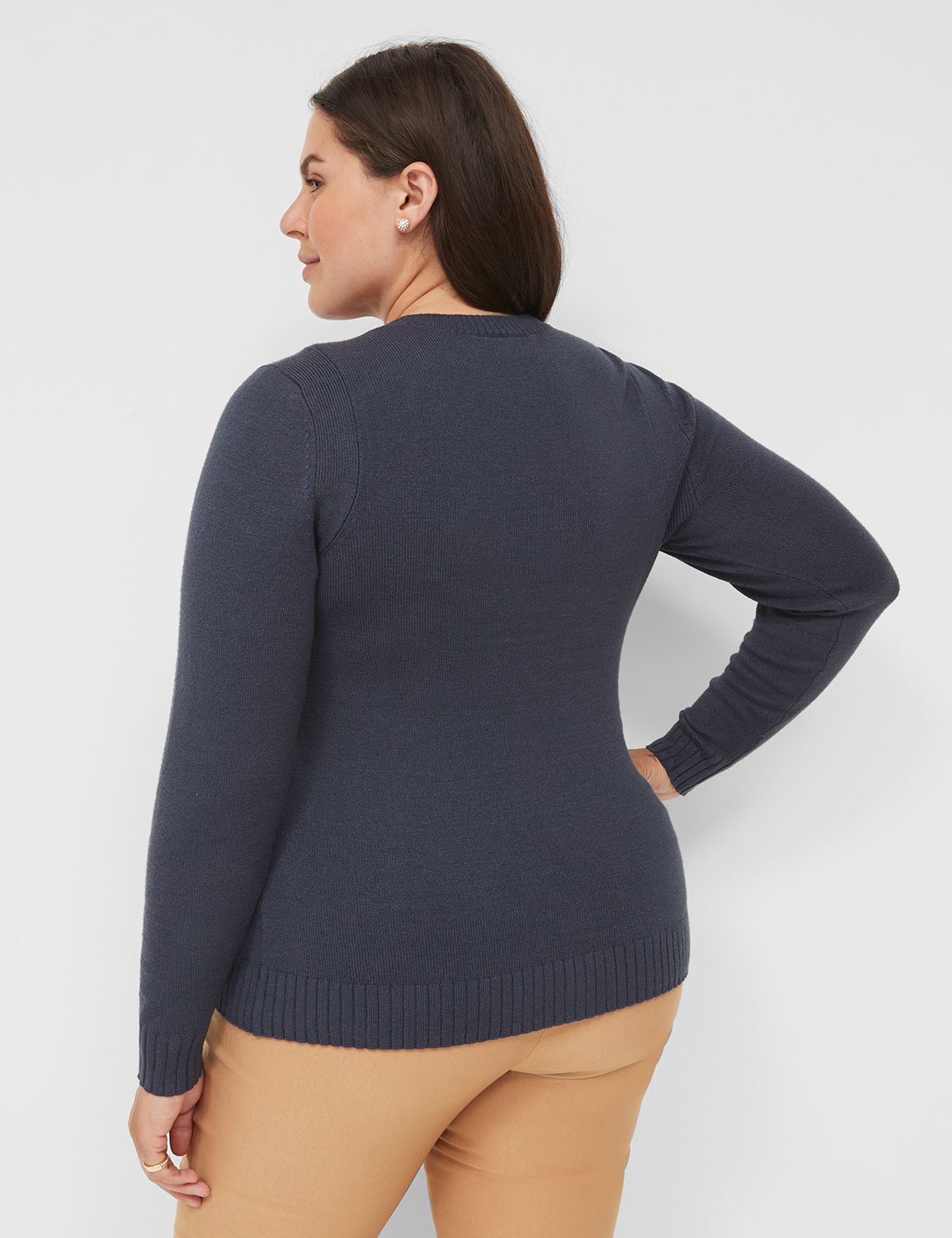 Classic Long Sleeve Button Shoulder