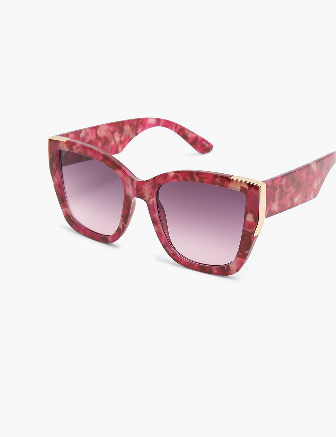 Fuschia Cat Eye Sunglasses | LaneBryant
