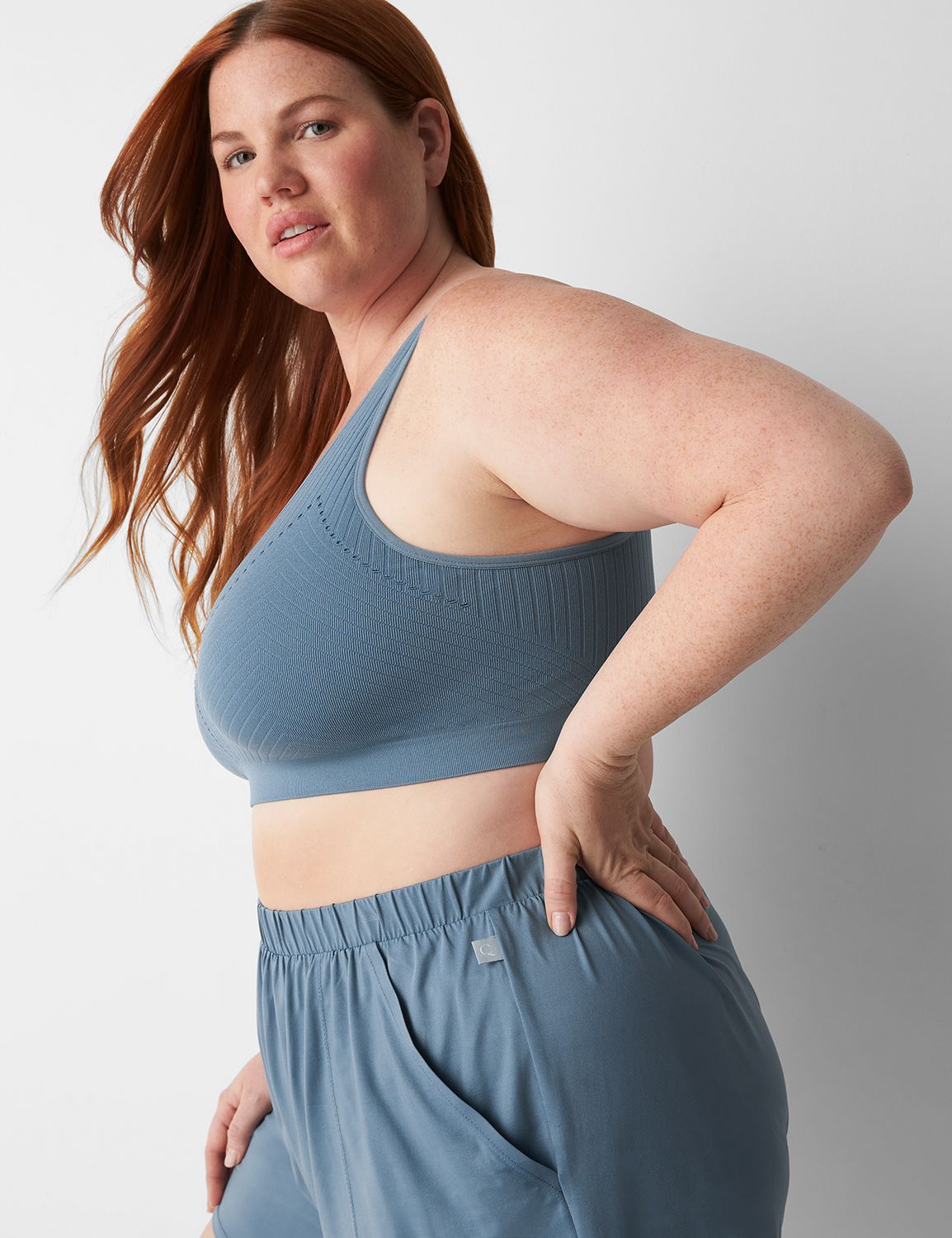 Seamless Ribbed Bralette 1126201 | LaneBryant