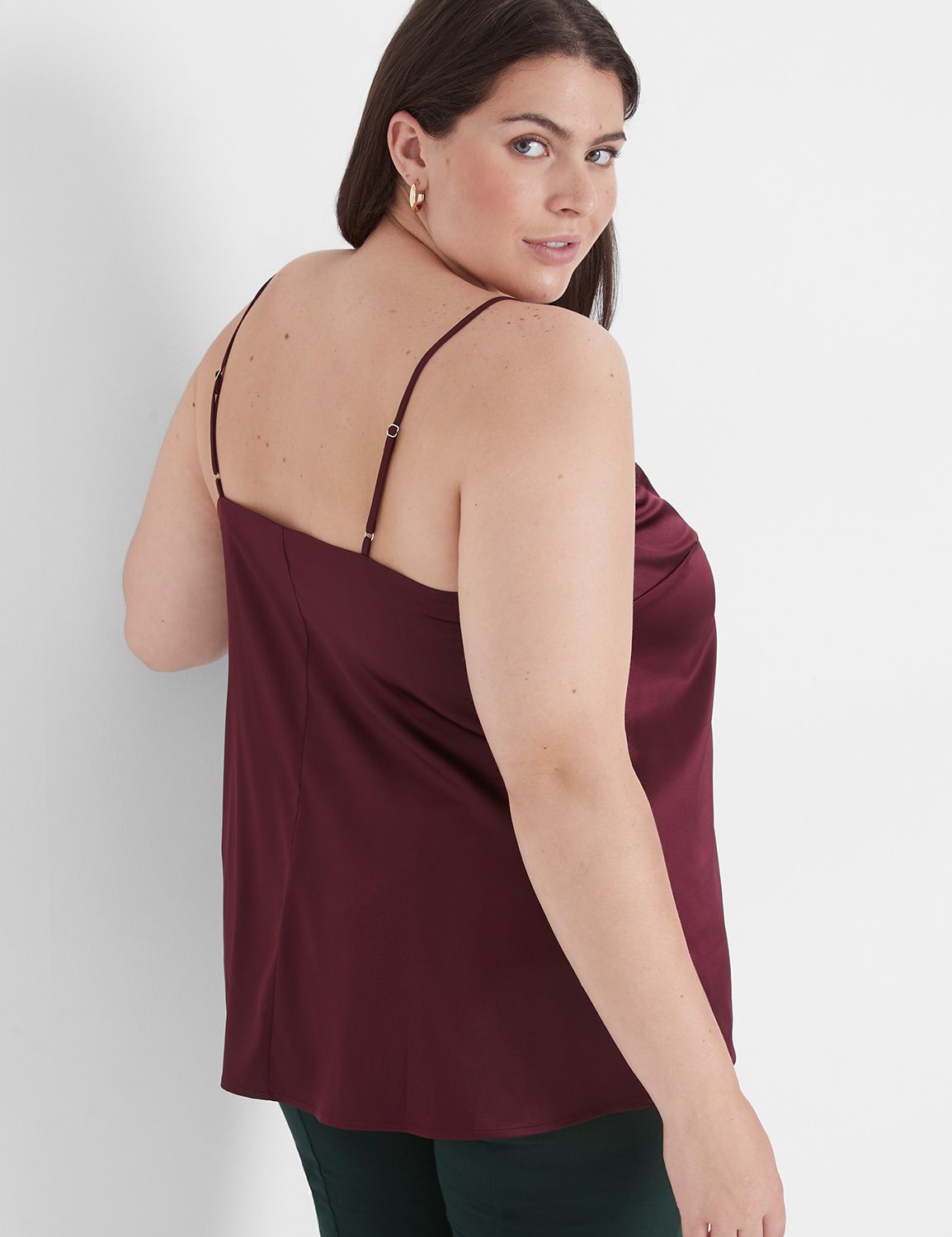 Classic Sleeveless Satin Cami 11383 | LaneBryant