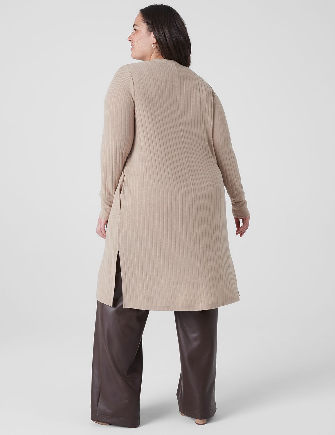 Classic Long Sleeve Self Belt Over