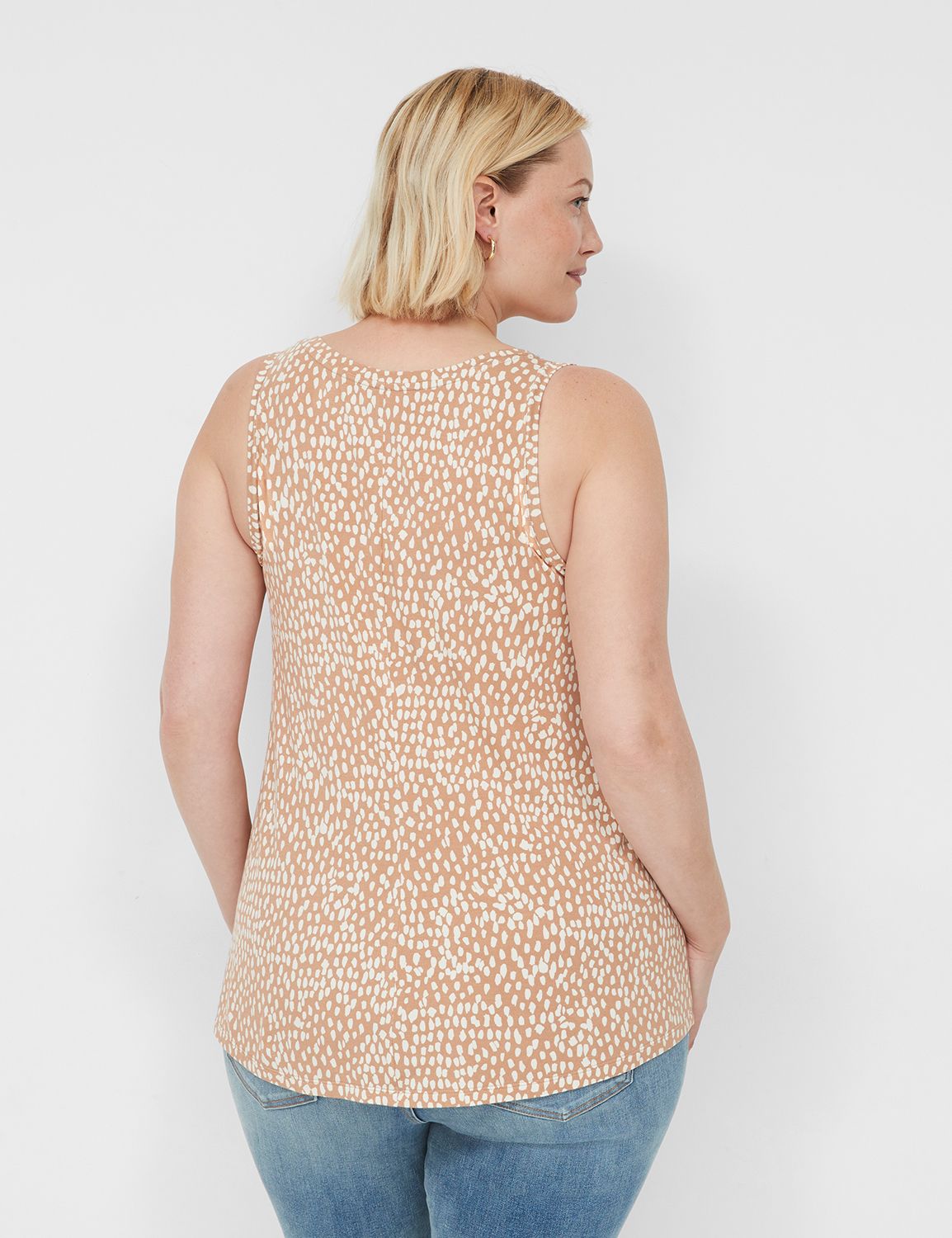 Sleeveless V Neck Swing Tank UPDATE | LaneBryant