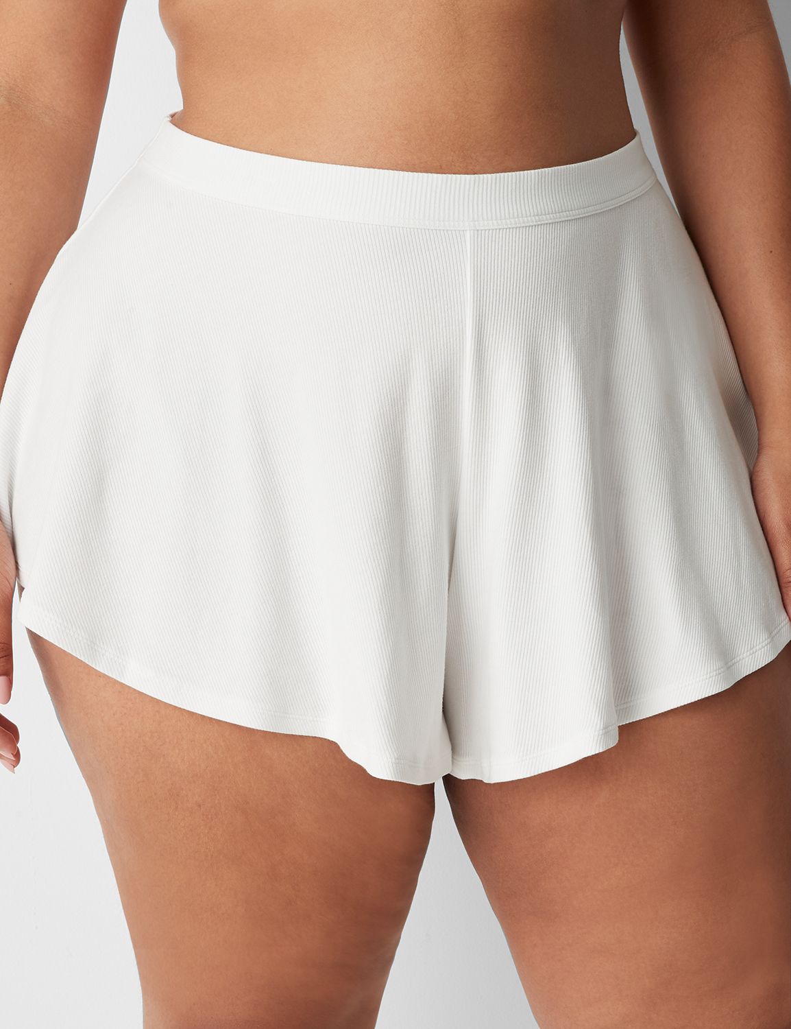 Rib Flutter Short 1135450 F | LaneBryant