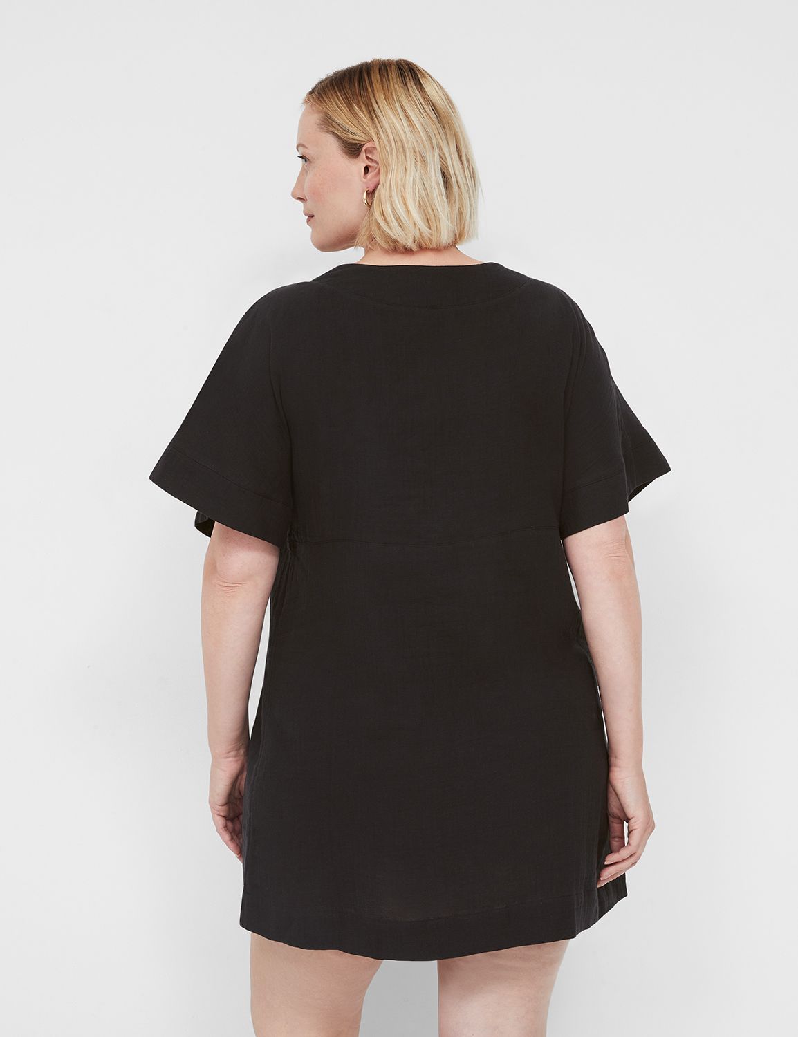 Plus Size | Woven O-Ring Dolman Cover-Up | LaneBryant
