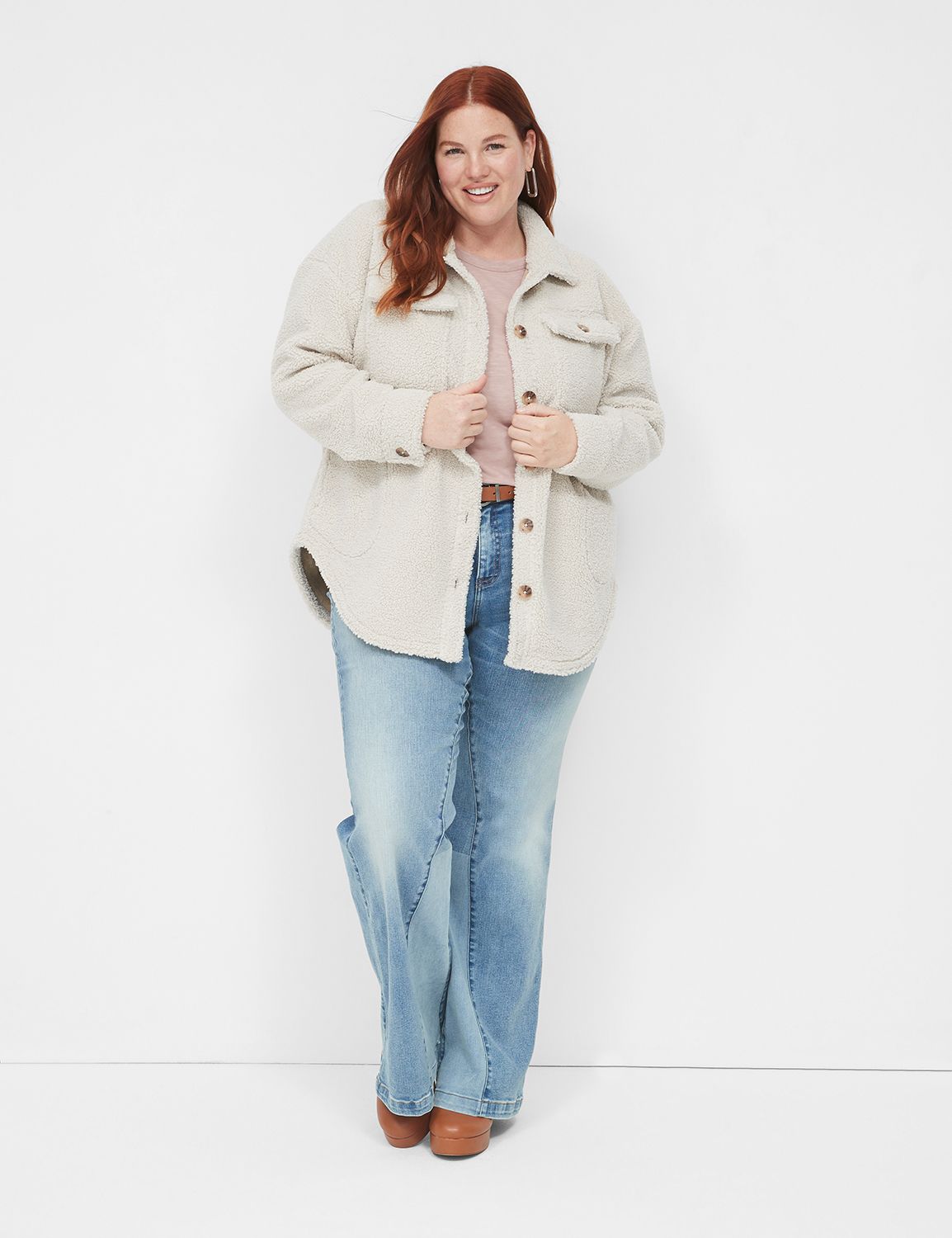 Sherpa Shacket 1136937 | LaneBryant