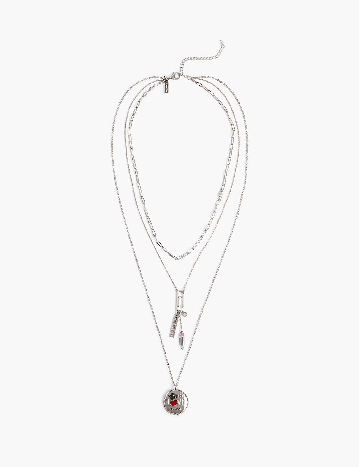 Back To School Layered Necklace | LaneBryant